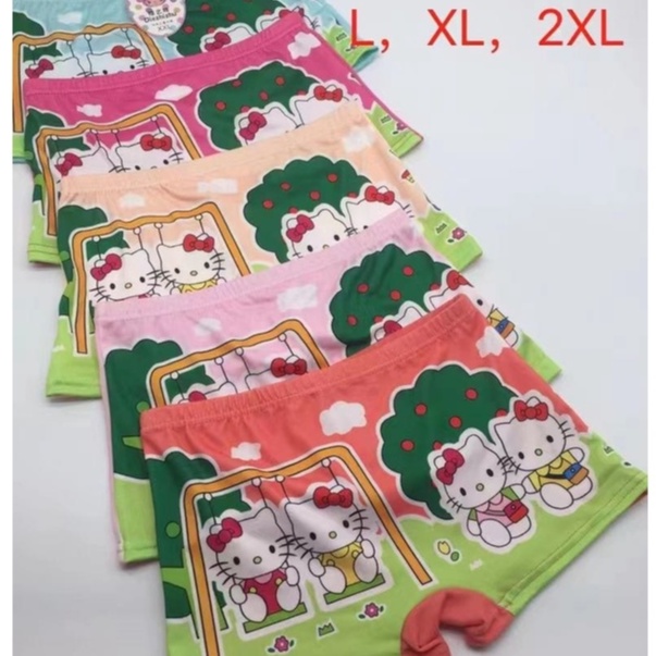Hello Kitty Motif Girl Boxer/Street Girl Pants 472 | Shopee Philippines