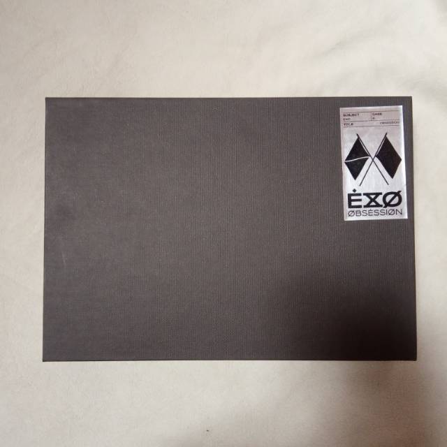EXO - Obsession X-EXO ver. Album+Poster | Shopee Philippines