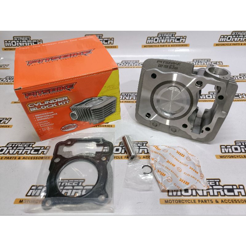 PITSBIKE BLOCK STEEL BORE KIT 63MM, 66MM FOR HONDA CRF 150 | Shopee ...