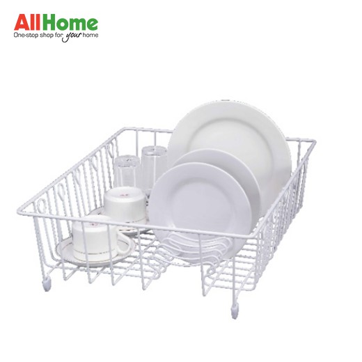 MASFLEX Single Layer Dish Rack White | Shopee Philippines