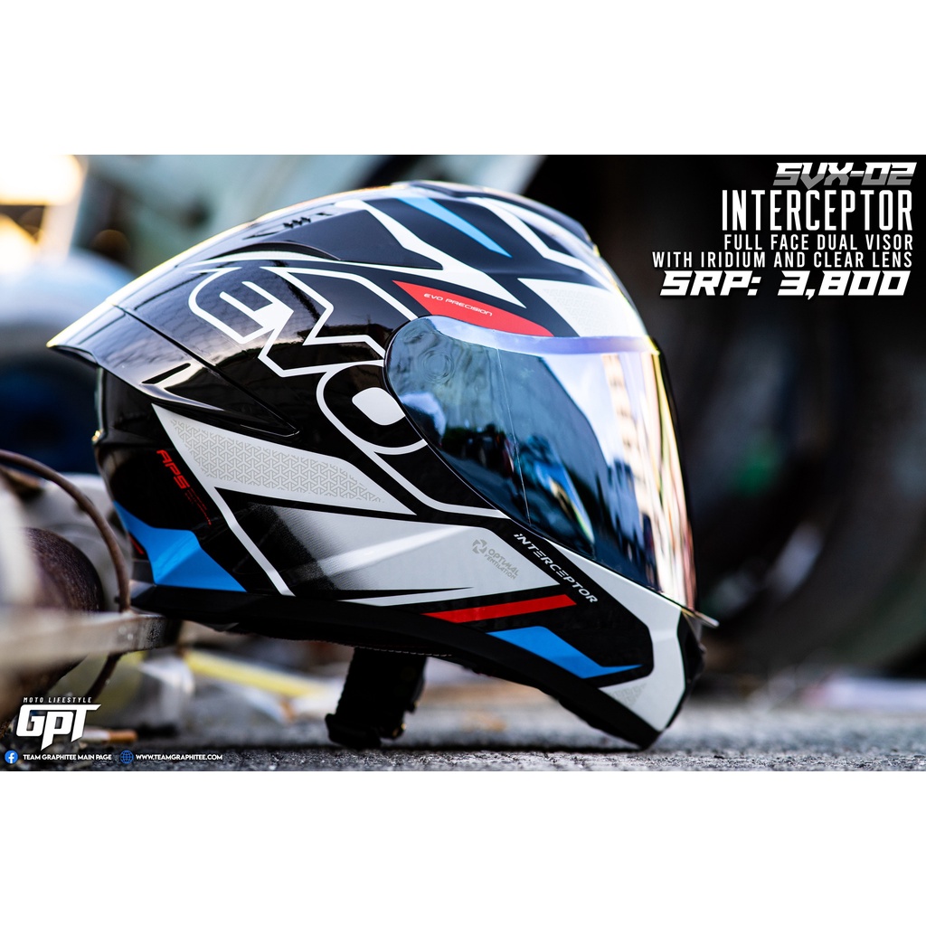 EVO HELMET SVX02 INTERCEPTOR | Shopee Philippines