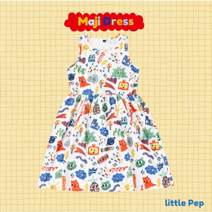 Little Pep - MAJI DRESS Project - Special Edition girls dress with fun ...