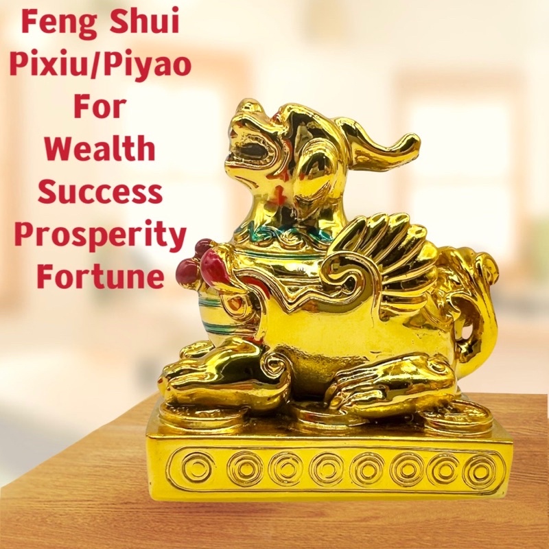 Feng Shui Piyao/Pi Xiu Statue Figurines Decoration Tabletop Decor ...