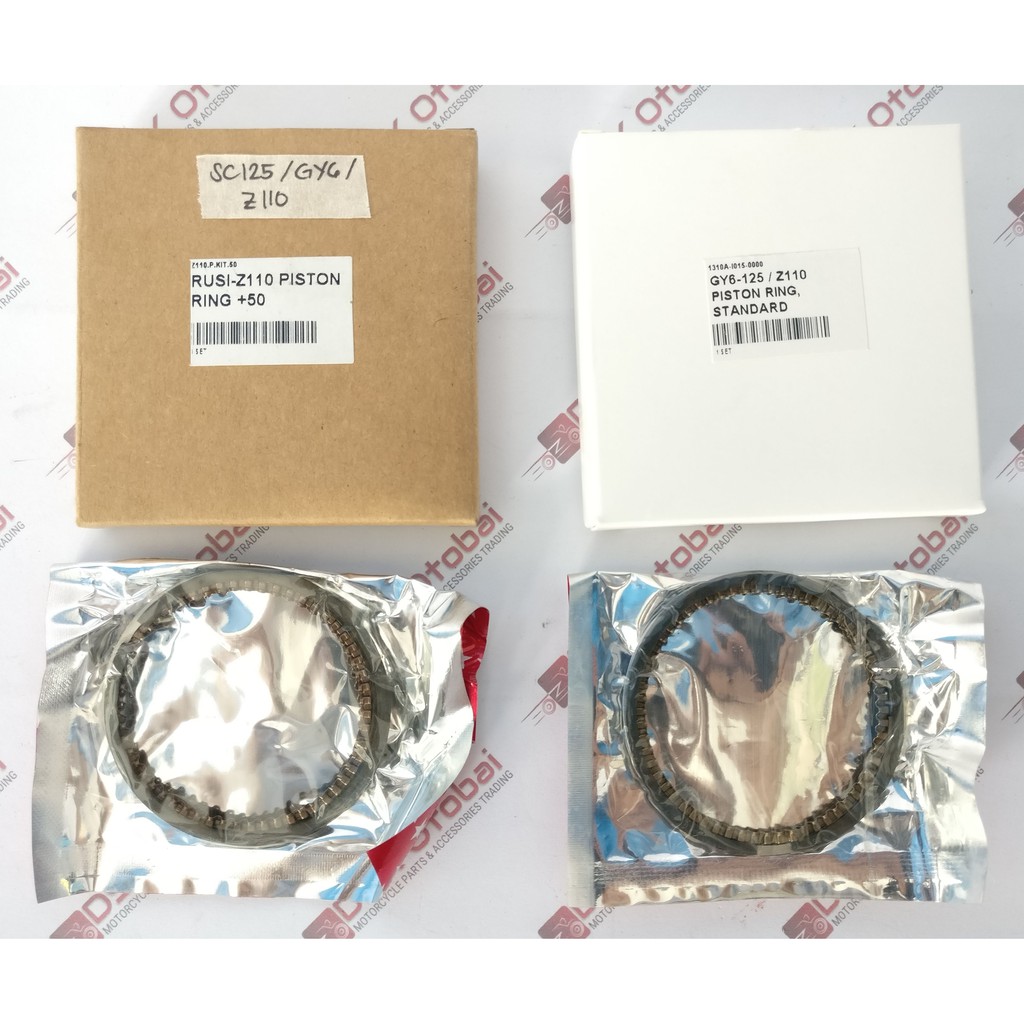 Piston Ring for Rusi SC 125 / DY 110 / Z 110 / CD 110 / GY6 125 (STD ...