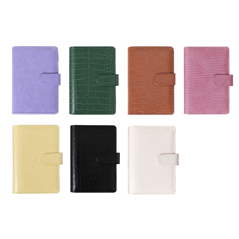 A6 PU Leather Binder Crocs Texture (Binder Only) | Shopee Philippines