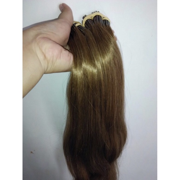 60cm brown hair extensions, 100% original human hair, price per strand ...
