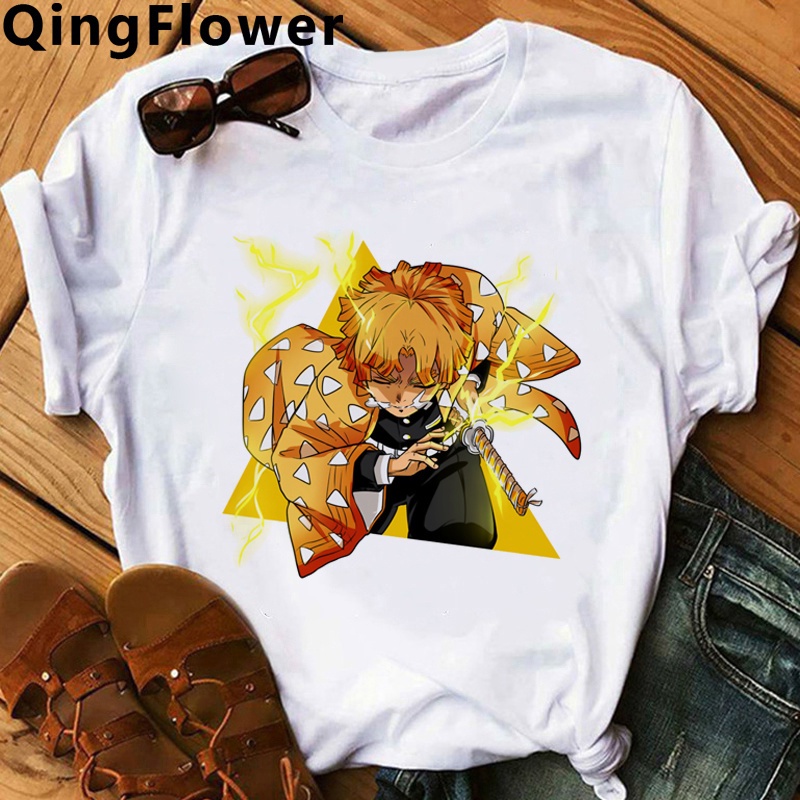 Demon Slayer Zenitsu Inosuke Kimetsu No Yaiba clothes female Korea ...