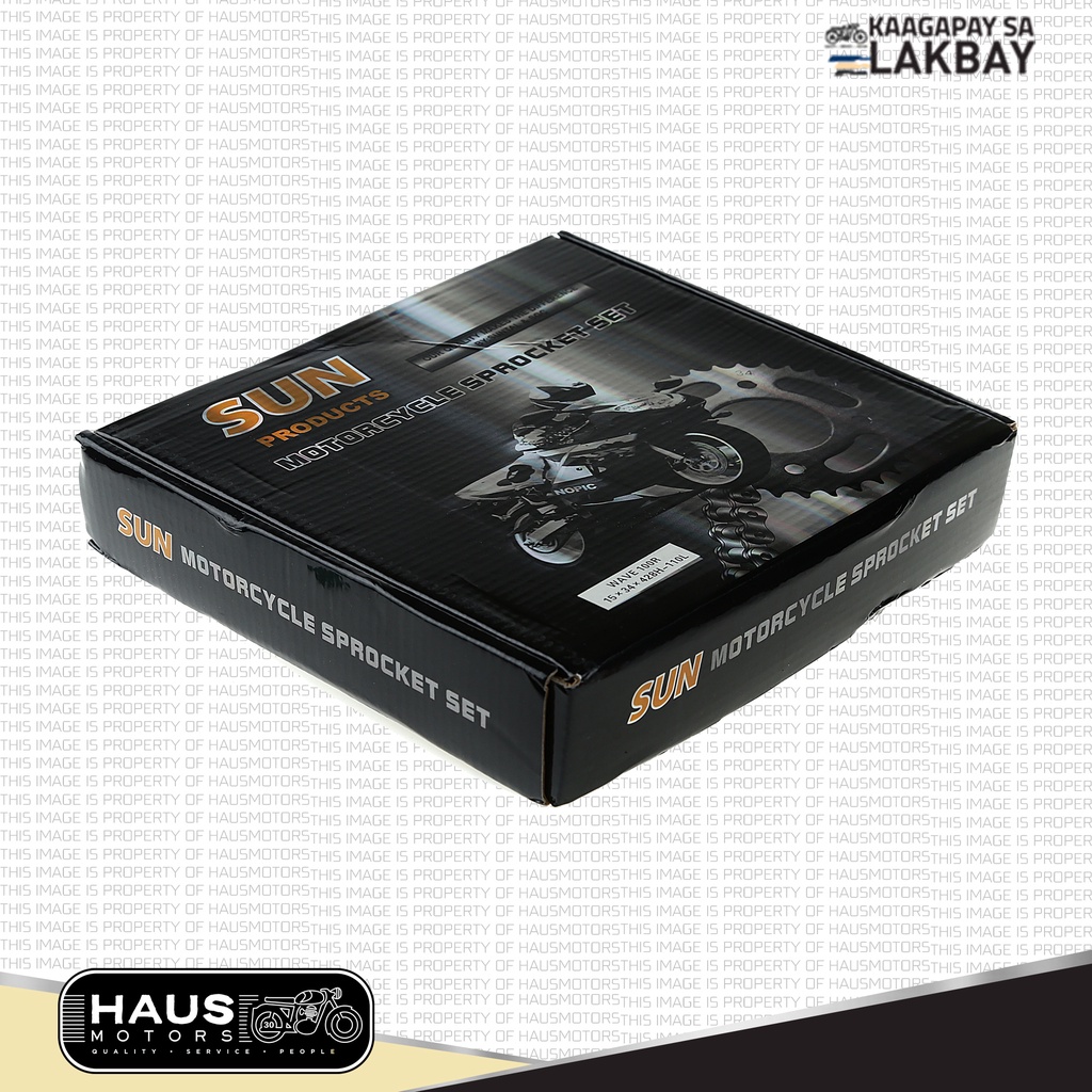 SUN SPROCKET SET WAVE 100R / WAVE 110 / WAVE 125 / XRM 110 / XRM 125 ...