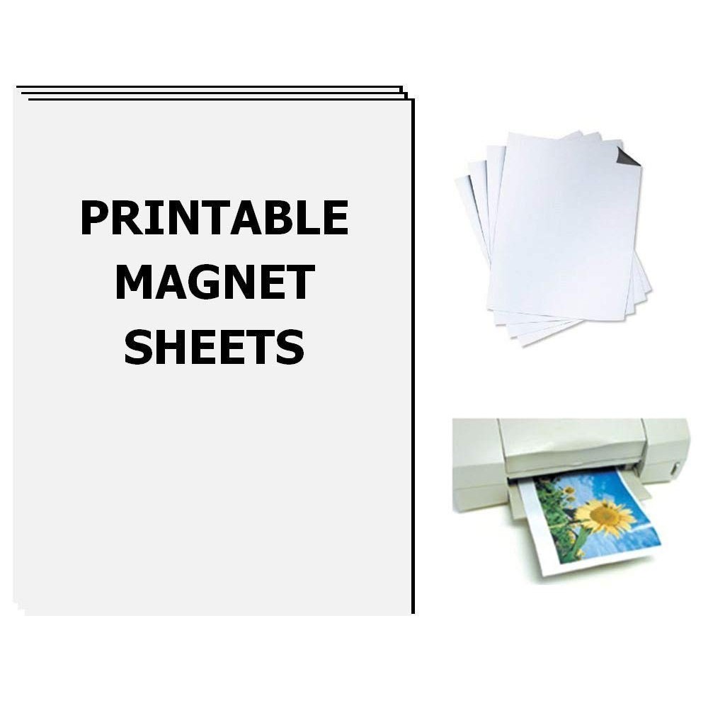 Printable MAGNETIC PAPER/MAGNETIC SHEETS 5pcs | Shopee Philippines