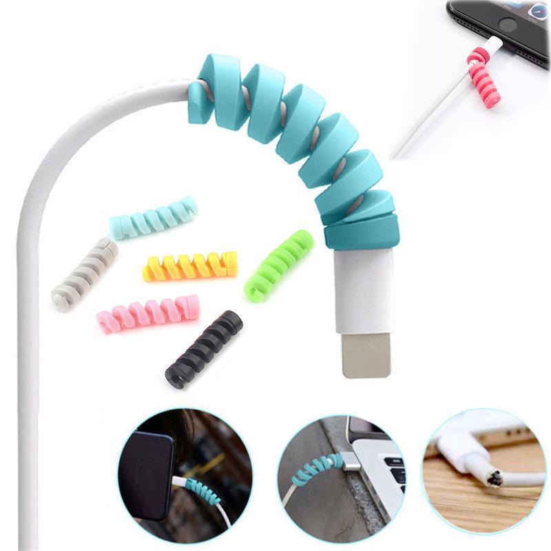 3 pcs Charge Cable Winder Protective Sleeve Bobbin Winder Data Line ...