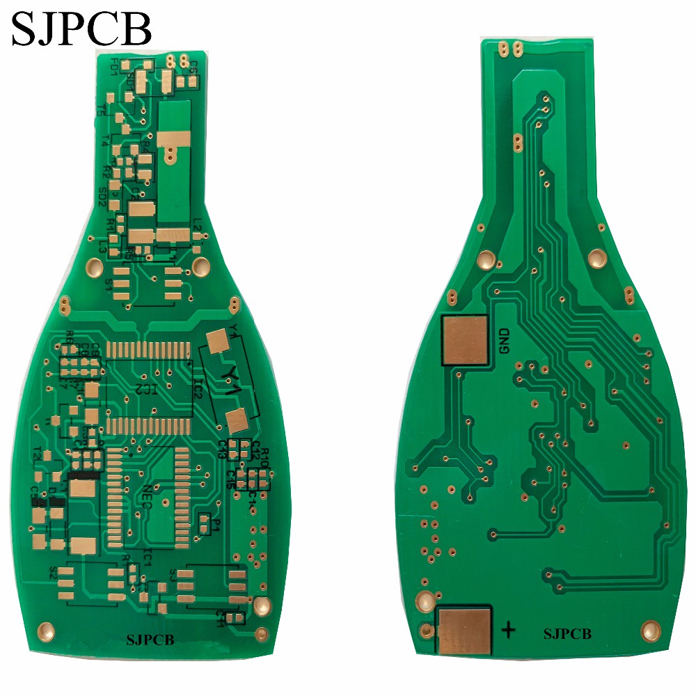 Sjpcb Beer Bottle Special Shape Printed Circuit Board Maker Immersion Gold Customized Outline
