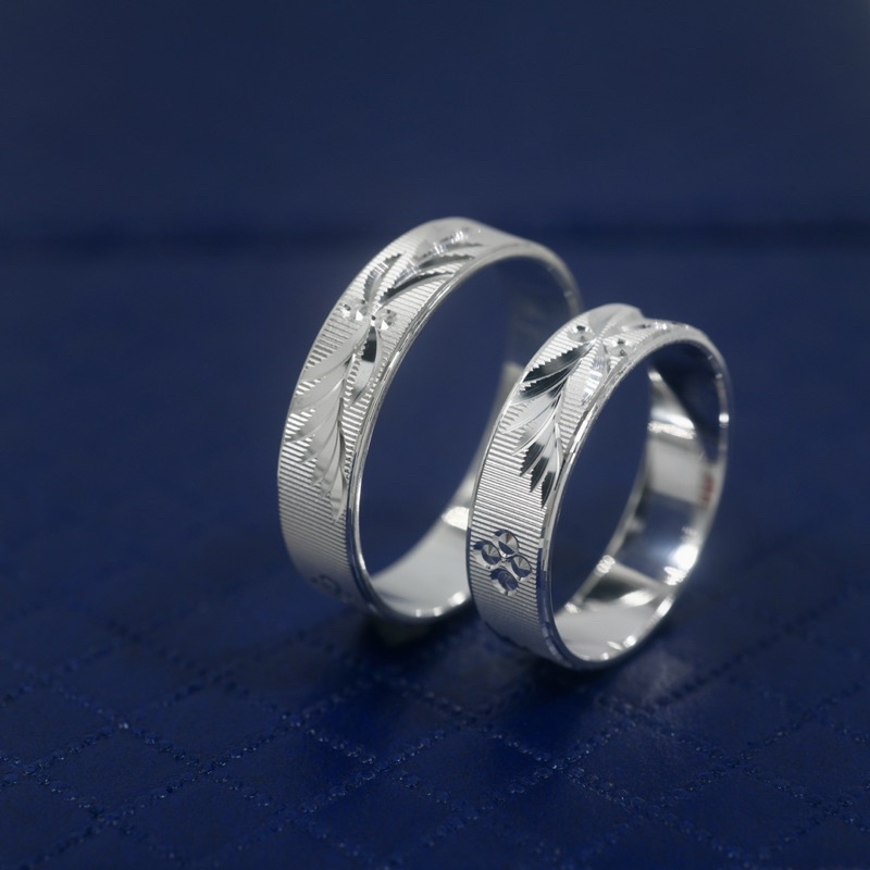KS silver original 925 italy silver CP039 (couple ring) | Shopee ...