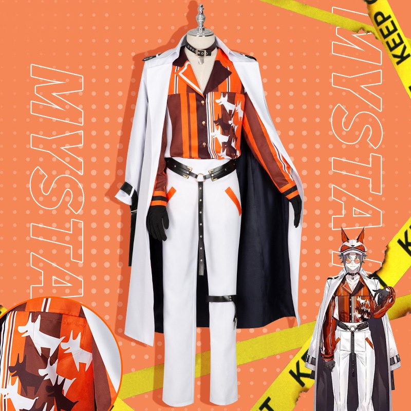 Hololive Vtuber Luxiem Mysta Rias Cosplay Costumes Cos Fancy Party Suit ...