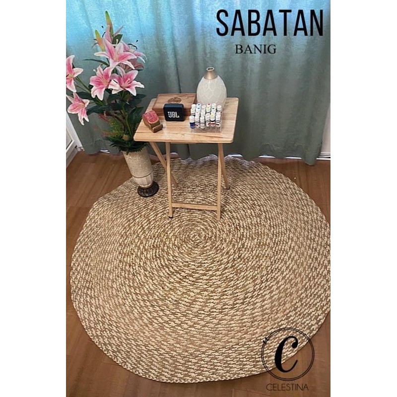 SABATAN round buri mat buri banig | Shopee Philippines