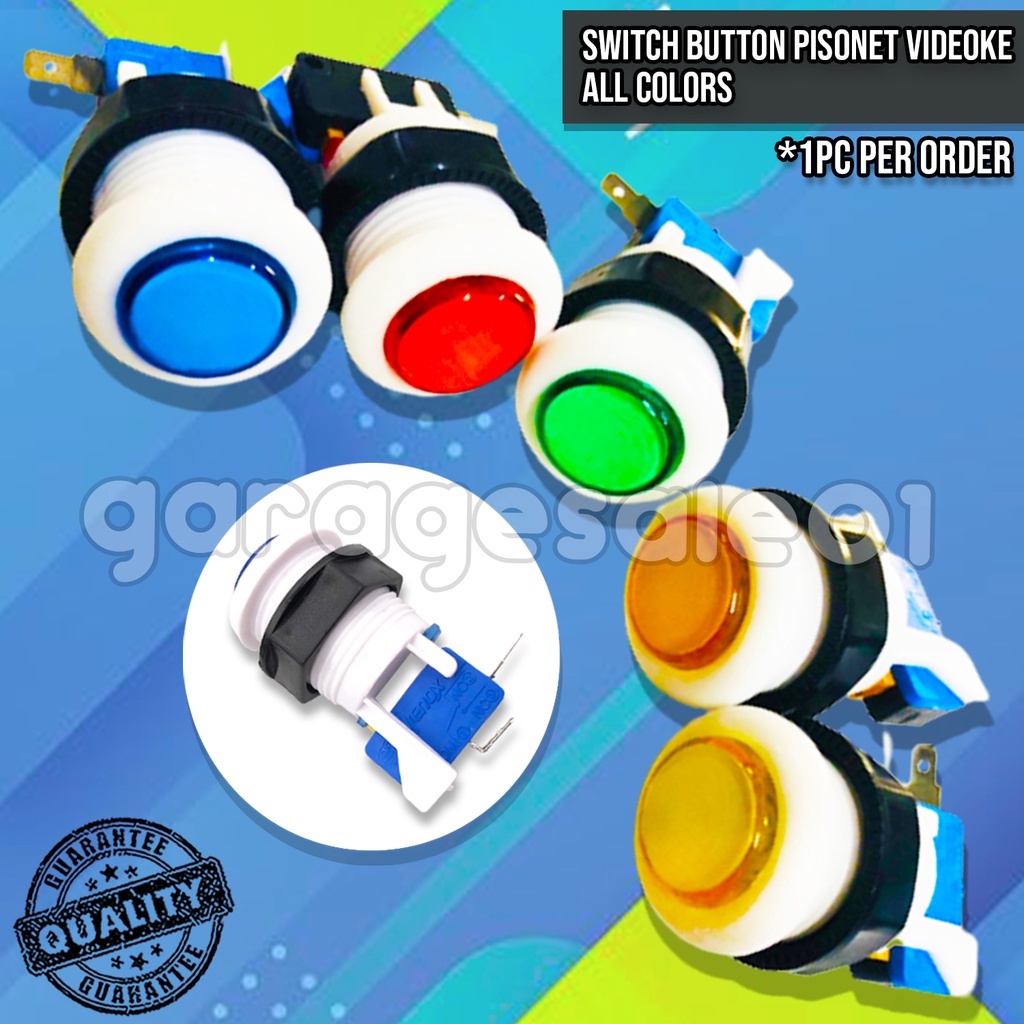 Push Button Switch With Microswitch For Karaoke/Videoke/Machine/Arcade ...