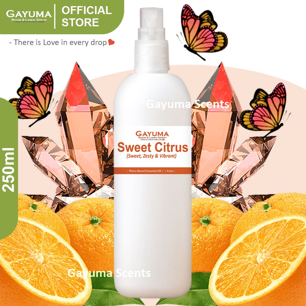 Gayuma SWEET CITRUS Premium Hotel Scent Fragrance Room Car Linen ...