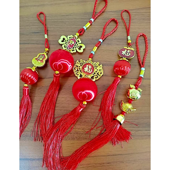Red Gold Door Lucky Charm fengshui Good luck Pangsabit Small | Shopee ...