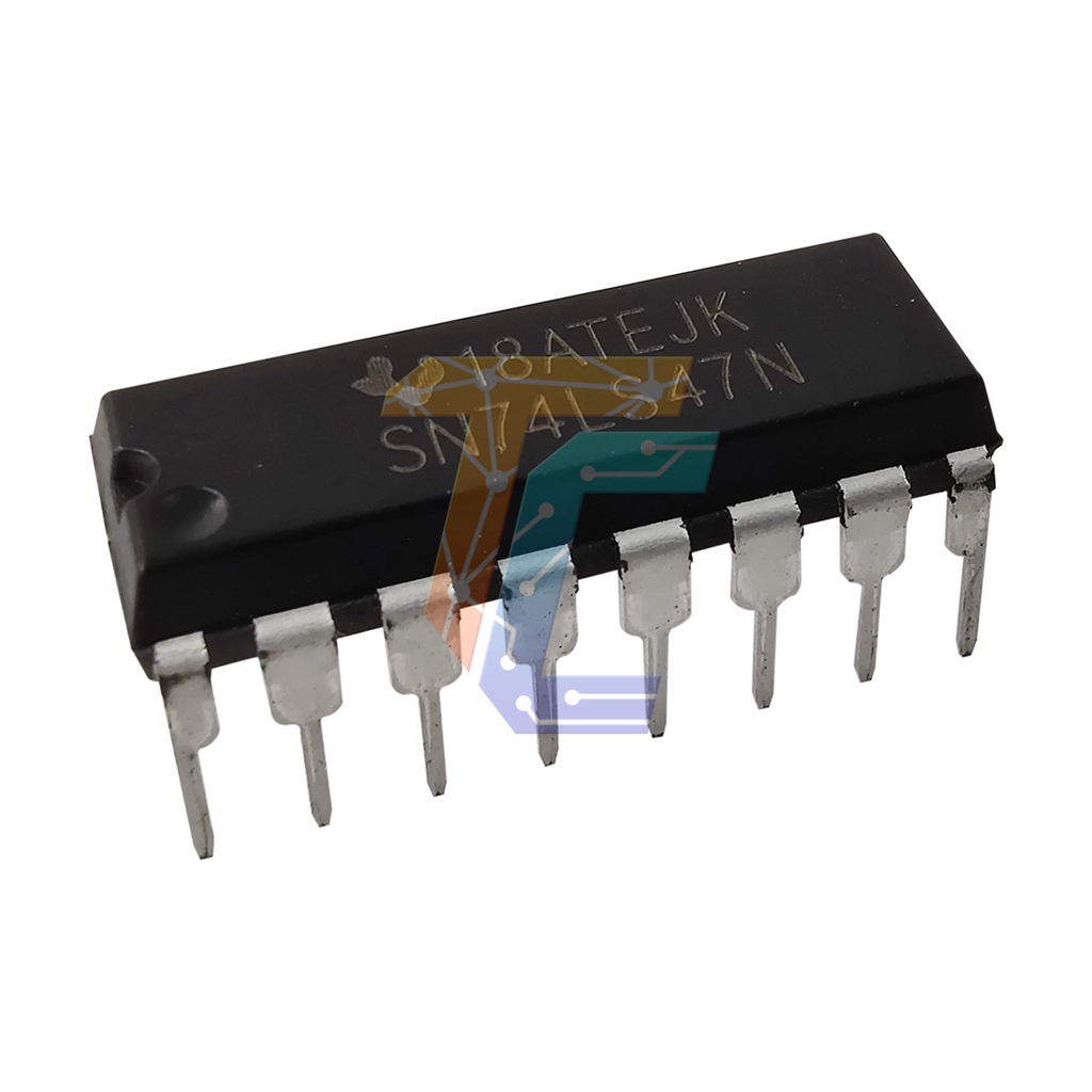 74ls47 Dip ic sn74ls47n BCD to 7 segment decoder driver IC Low Power ...