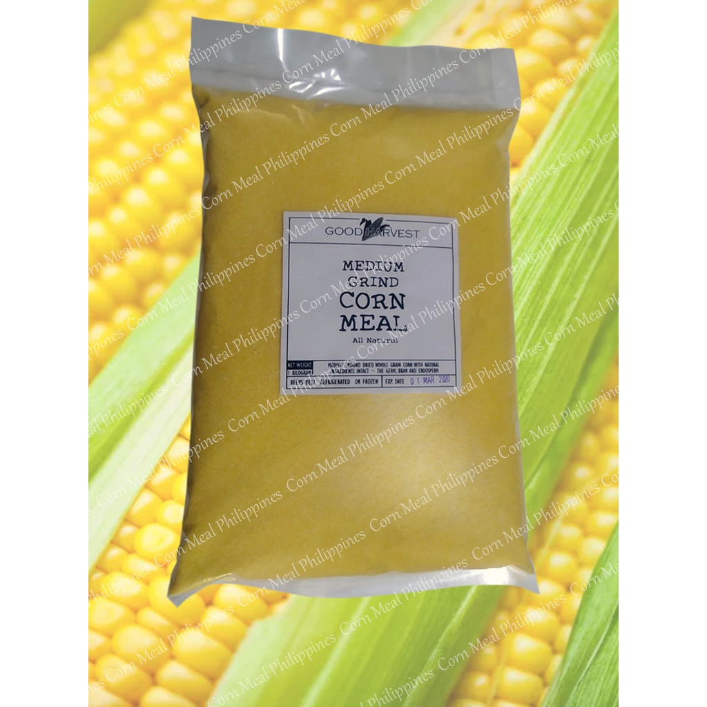 Good Harvest Medium Grind Corn Meal Cornmeal 1kg | Shopee Philippines