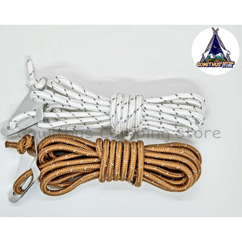 Paracord Tent Rope 6mm Reflective With Plug | Shopee Philippines