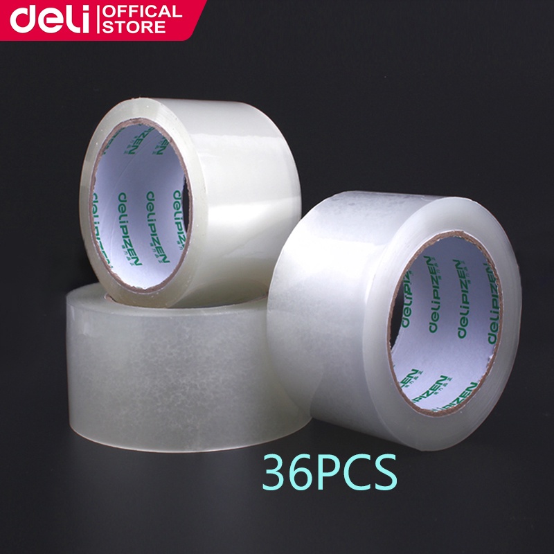 Deli Warehouse Transparent Packing Tape Packaging Sealing Transparent ...