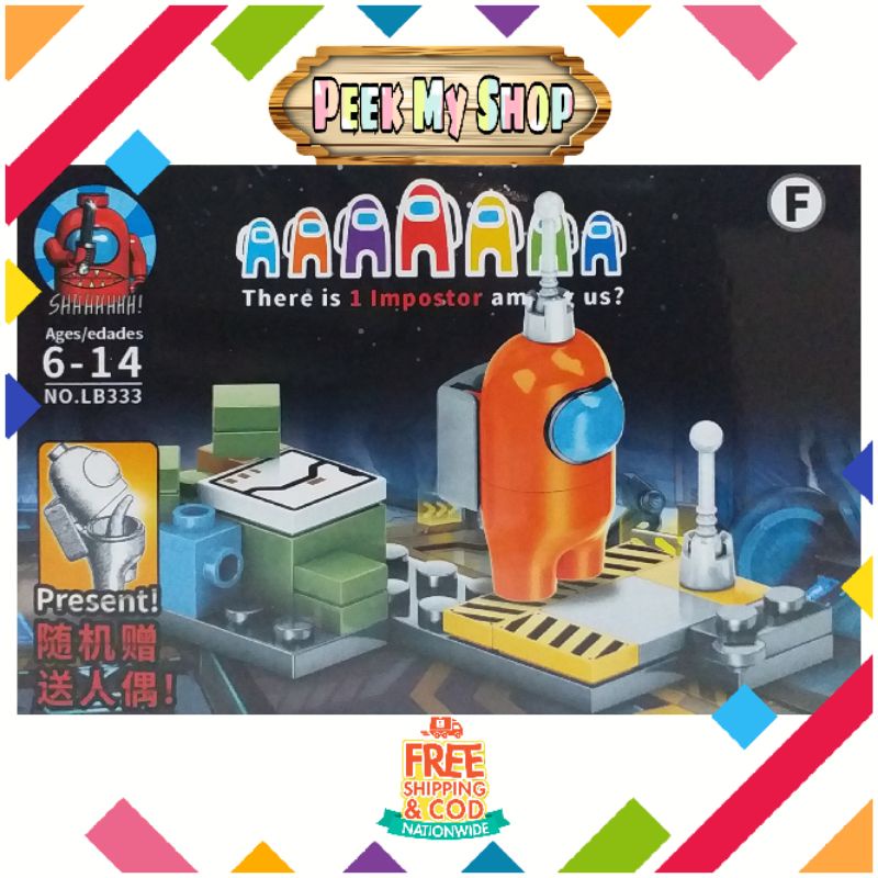 Among Us is the Impostor Mini Boxes S1 Minifigures Building Blocks Toys | Shopee Philippines