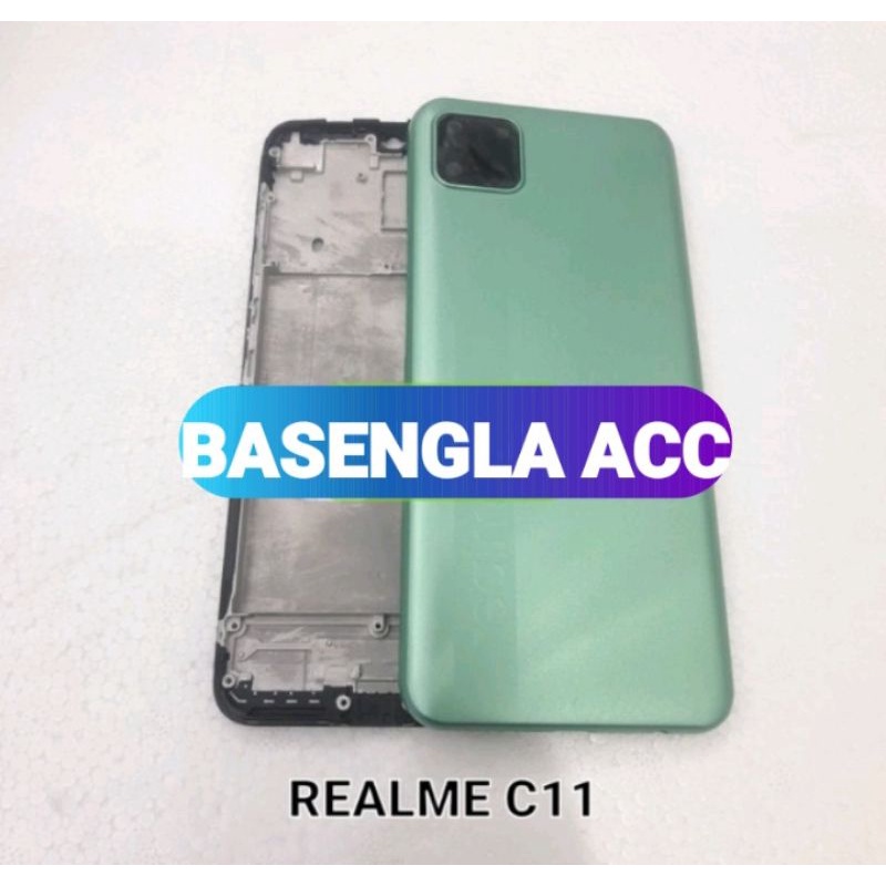 Original realme c11 frame + backdoor housing casing | Shopee Philippines
