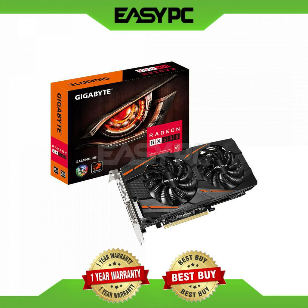 Gigabyte RX 580 8gb 256bit Ddr5 Gaming Videocard | Shopee Philippines