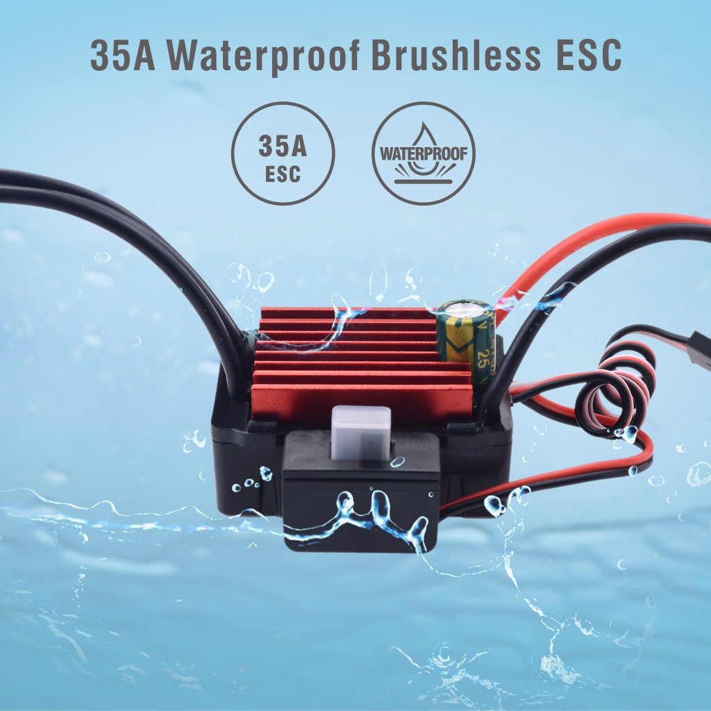 Waterproof Brushless ESC Speed Controller T PLUG 35A 45A 60A 80A 120A ...