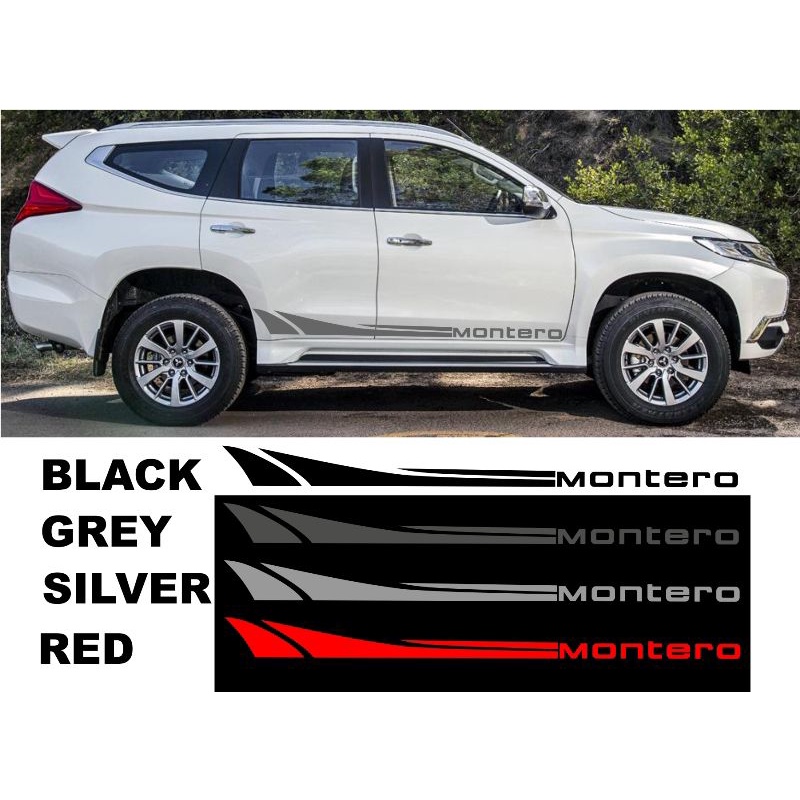 mitsubishi montero gen 3 side body sticker design | Shopee Philippines