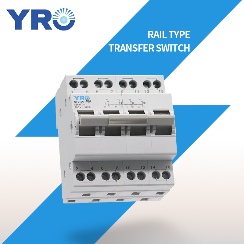 4P 40A MTS Dual Power Manual Transfer Switch Interlock Circuit Breaker ...