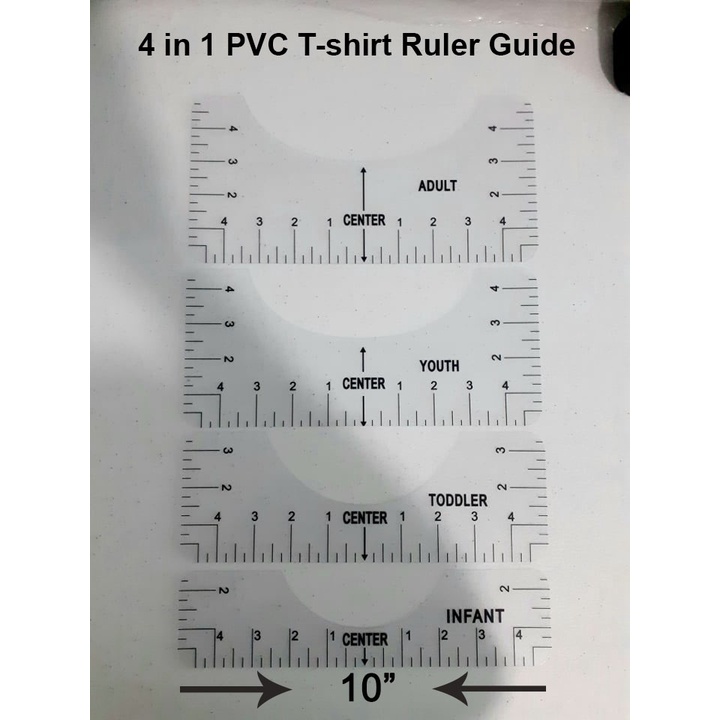 4 in 1 T-shirt Ruler Guide | Shopee Philippines