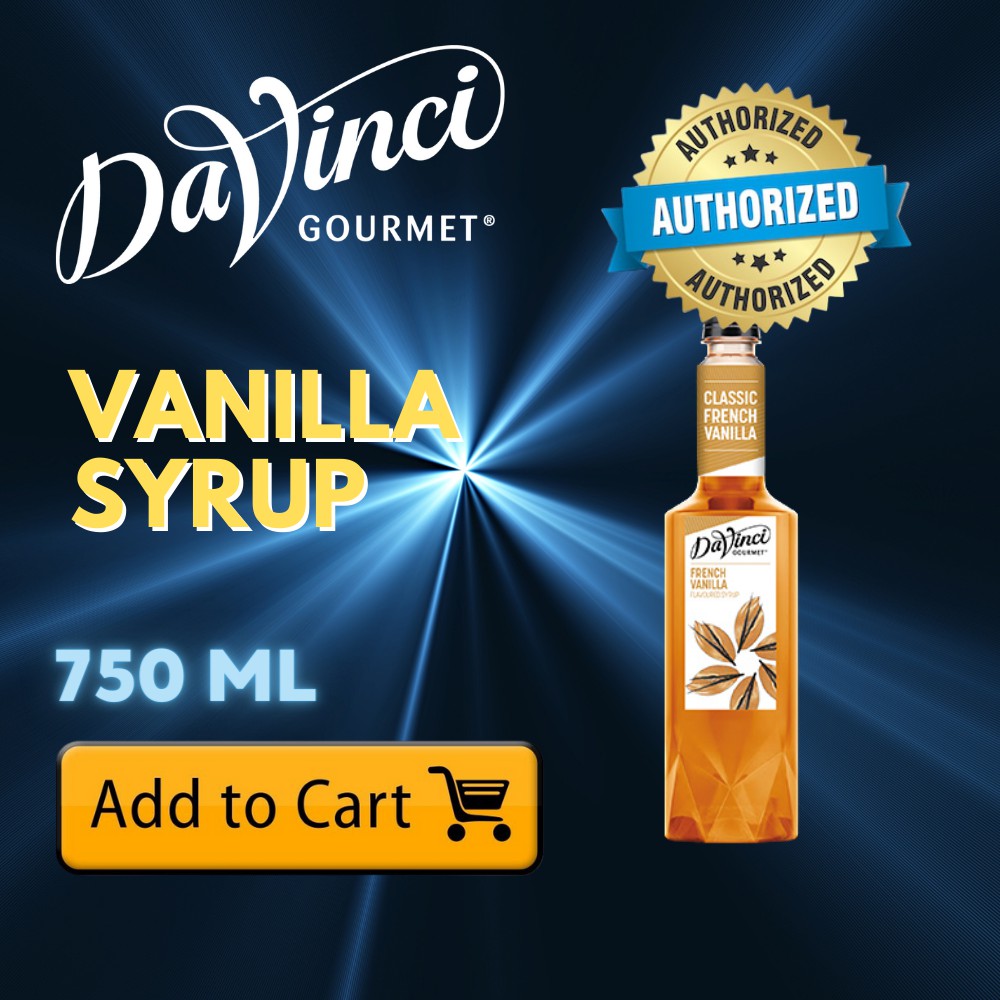 DaVinci Gourmet Vanilla Syrup 750ml | Shopee Philippines