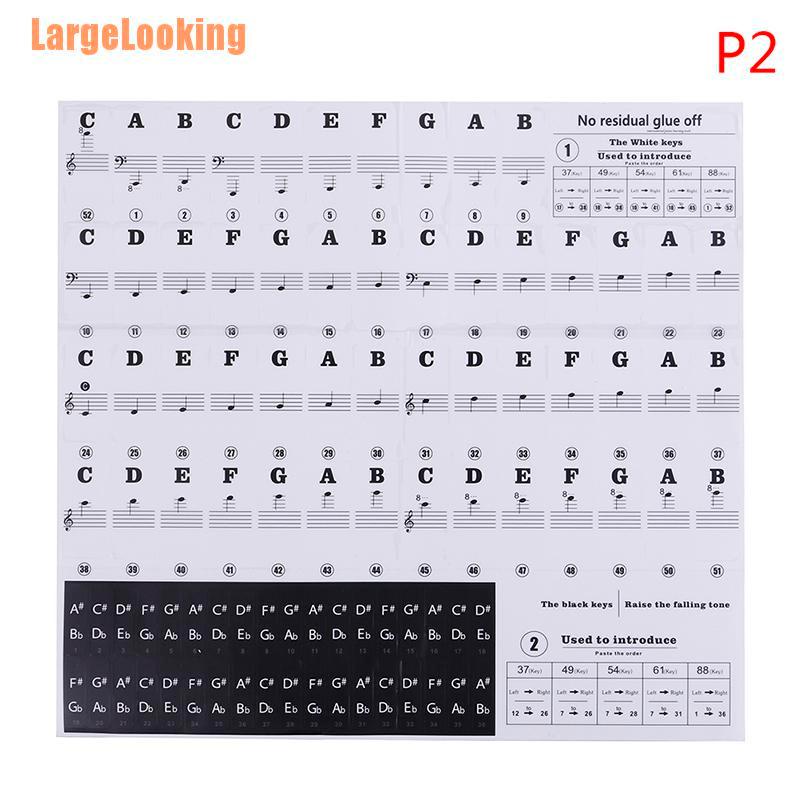 LargeLooking+++ 54 61 88 Keys Electronic Piano Keyboard Sound Name ...