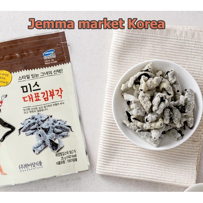 [Kim Bugak Bu-gak]Seaweed Chips White Rice Covered Seaweed 25g Youn ...