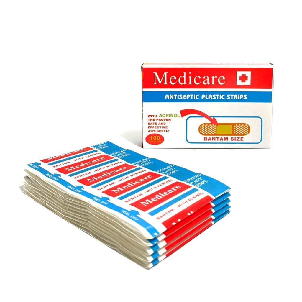 100pcs/ 1box Medicare Antiseptic Medical Plaster Strips adhesive ...