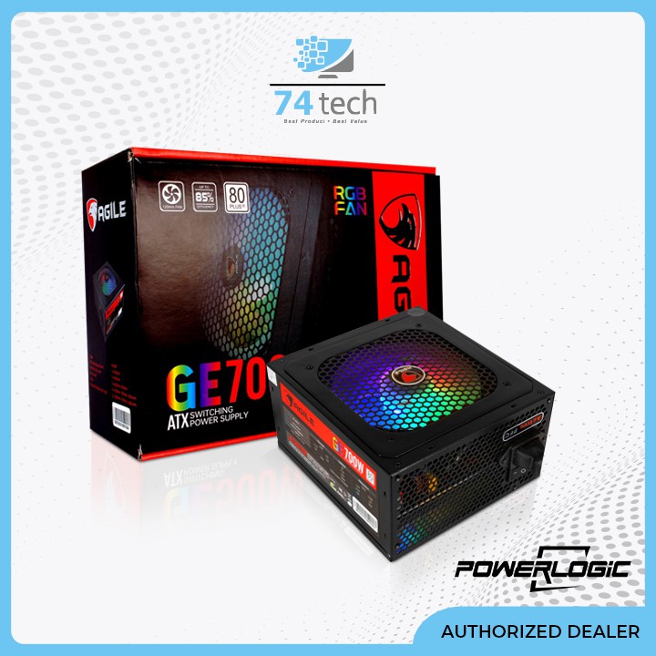 Agile GE700 700 Watts True Rated RGB Power Supply ( Powered by ...