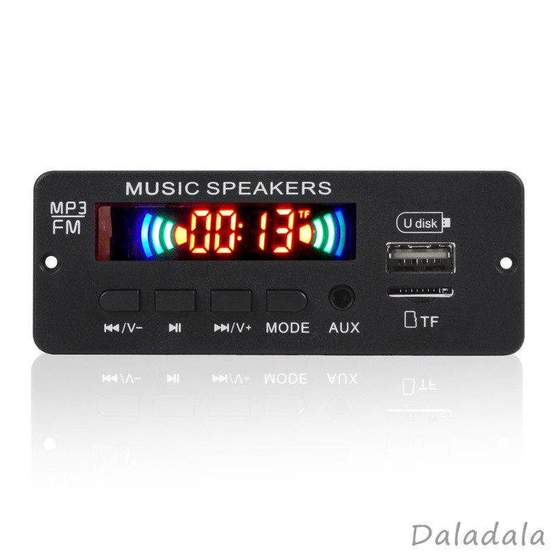 MP3 Player Board 6-12V Bluetooth Speaker Amplifier Car FM Radio Module ...