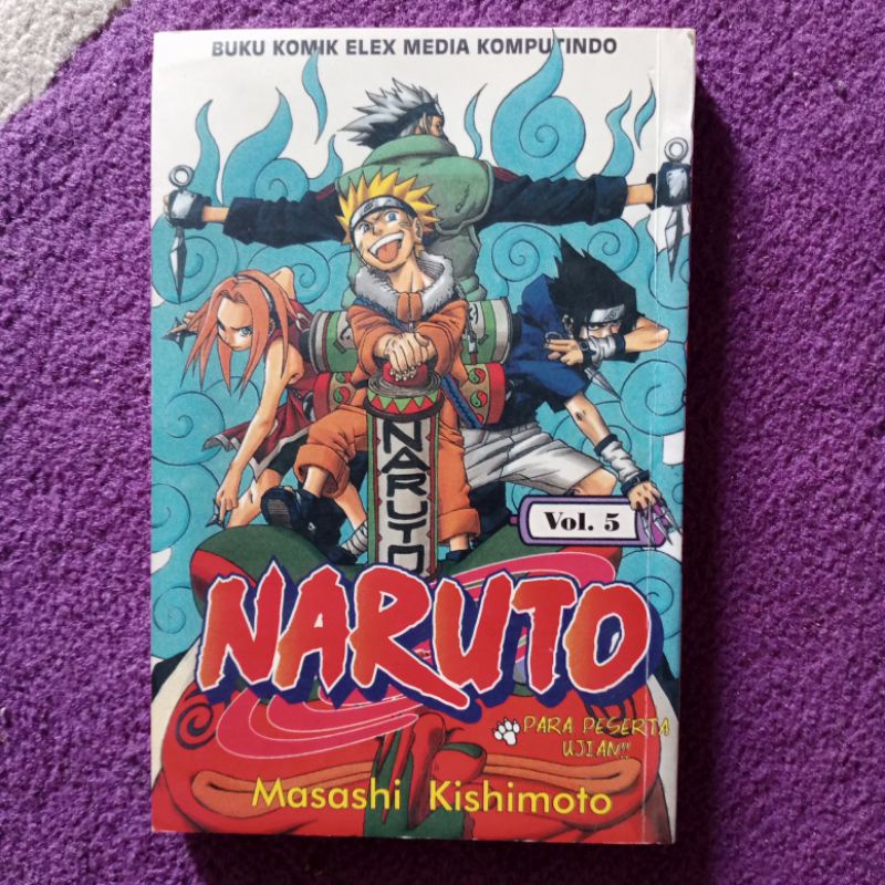 Naruto Vol 5 Comic by Masashi Kishimoto | Shopee Philippines