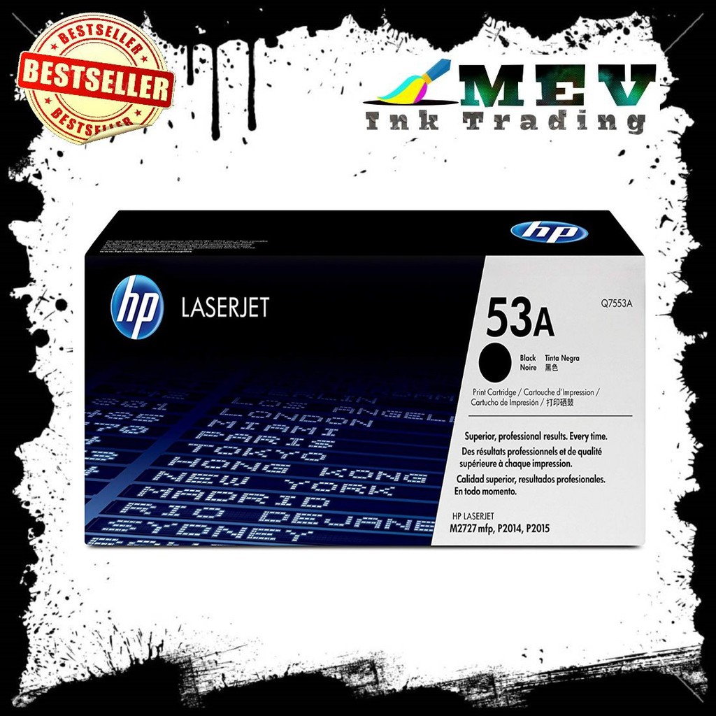 HP 53A / Q7553A Black Original Toner Cartridge | Shopee Philippines
