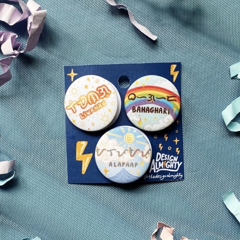 Baybayin 2 Button Pin Set | Shopee Philippines