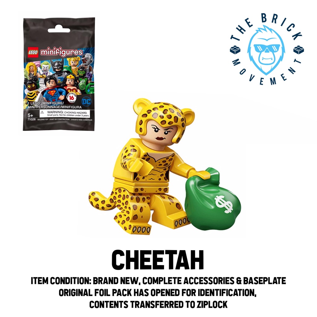 LEGO® Collectible Minifigure Series DC: Cheetah Minifigure | Shopee ...