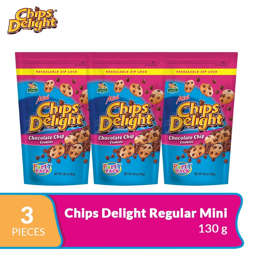 Chips Delight Regular Mini 130g (3 Pieces) | Shopee Philippines