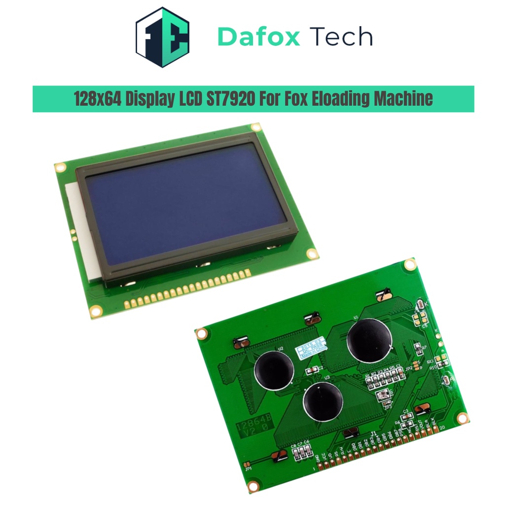 DAFOXTECH | ST7920 LCD for Dafoxtech Kiosk or Machine (128 x 64 LCD ...