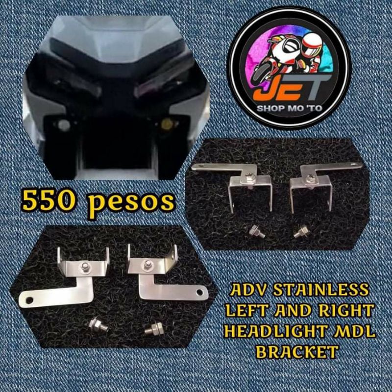 STAINLESS MDL BRACKET FOR ADV | Shopee Philippines
