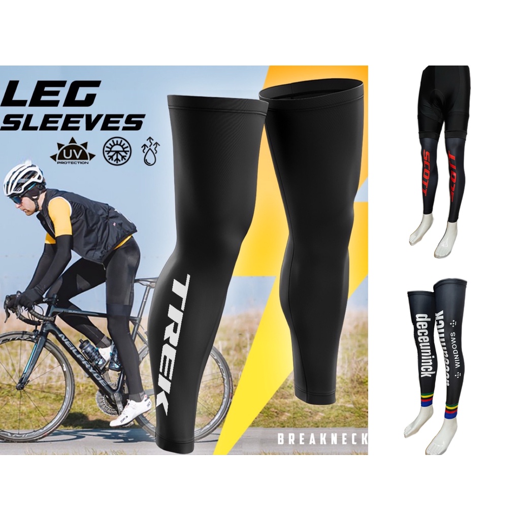 Leg's Sleeves Sun Protect Mountain Bike UV Protection Cycling Leg's Pad ...