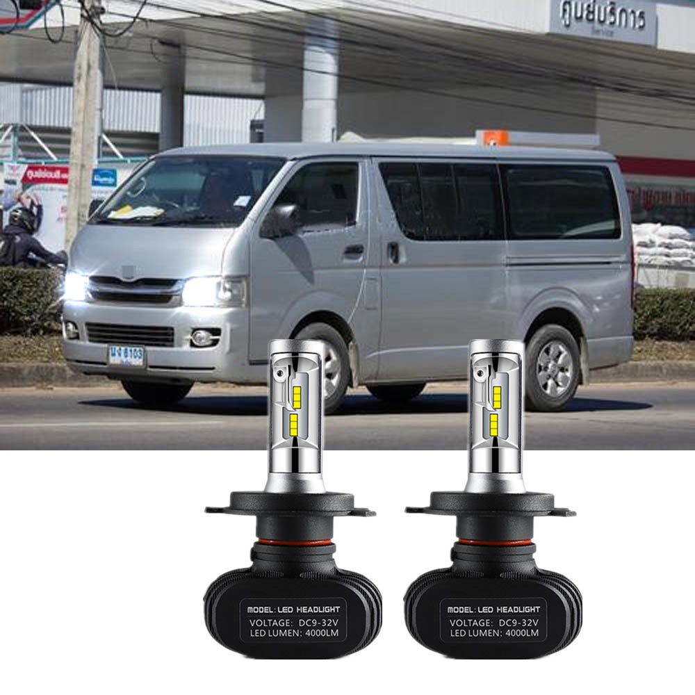 for toyota hiace 2015-2018 (head lamp) h4 led light headlights auto ...