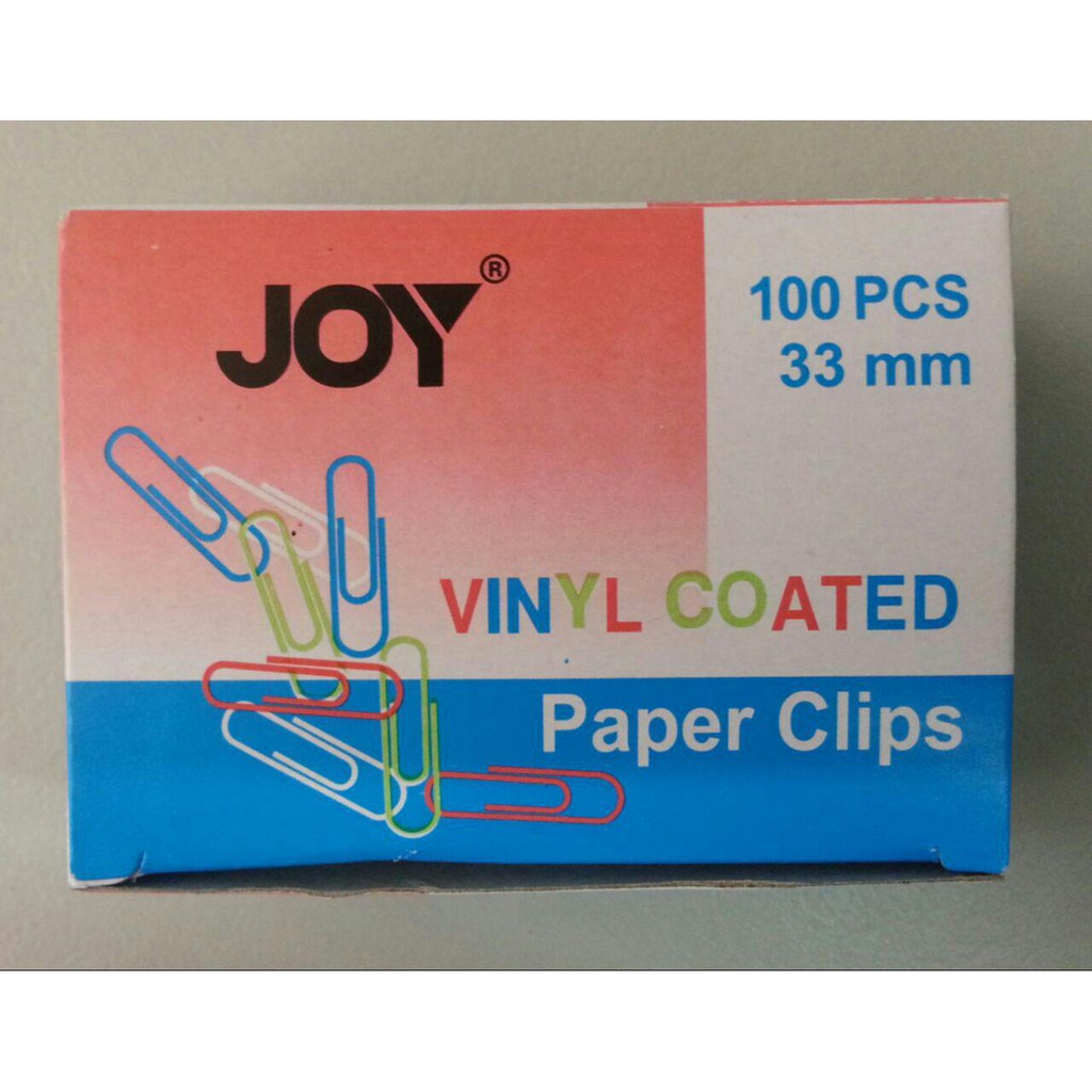 paper clip vinyl coated 33mm,50mm 100pcs | Shopee Philippines