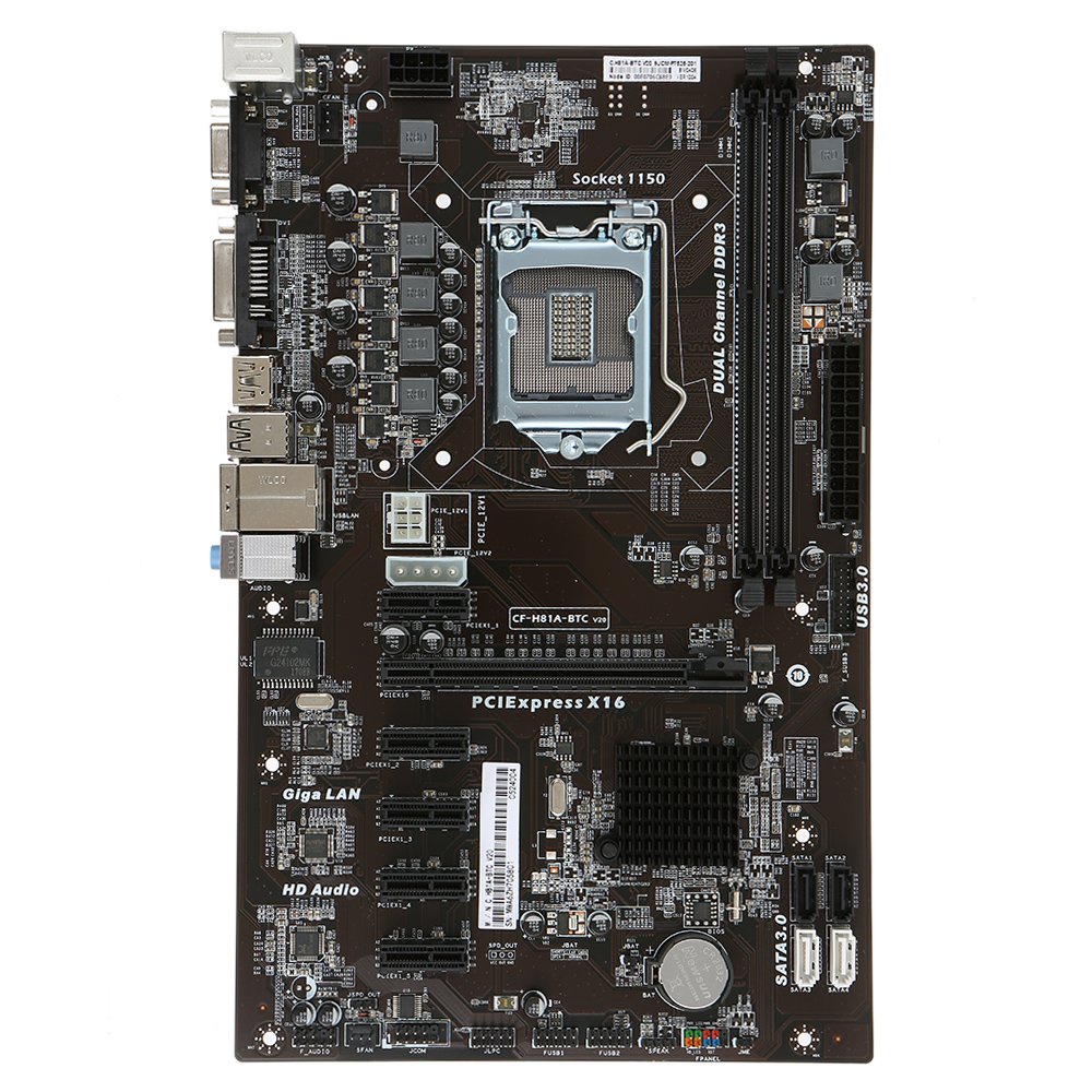 Colorful H81A BTC v20 1150 Motherboard No Backplate | Shopee Philippines