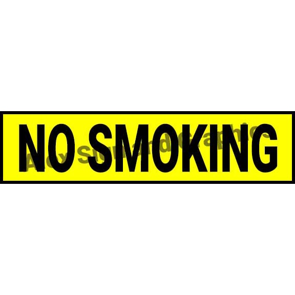 No Smoking PVC Signage - 1.9 x 7.5 inches | Shopee Philippines